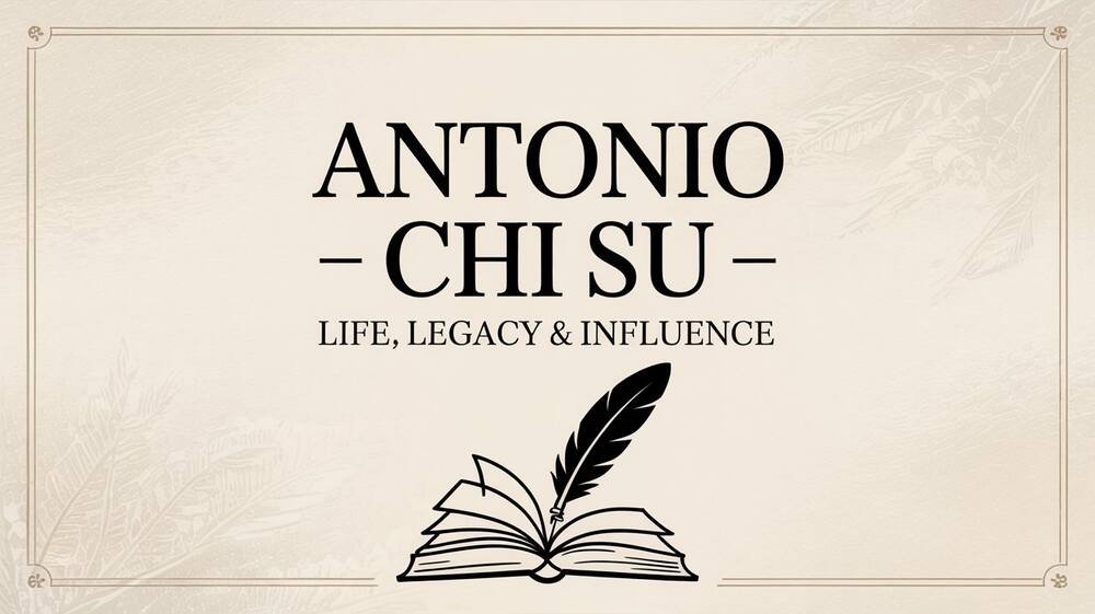 Antonio Chi Su – Life, Legacy & Influence - Disboard